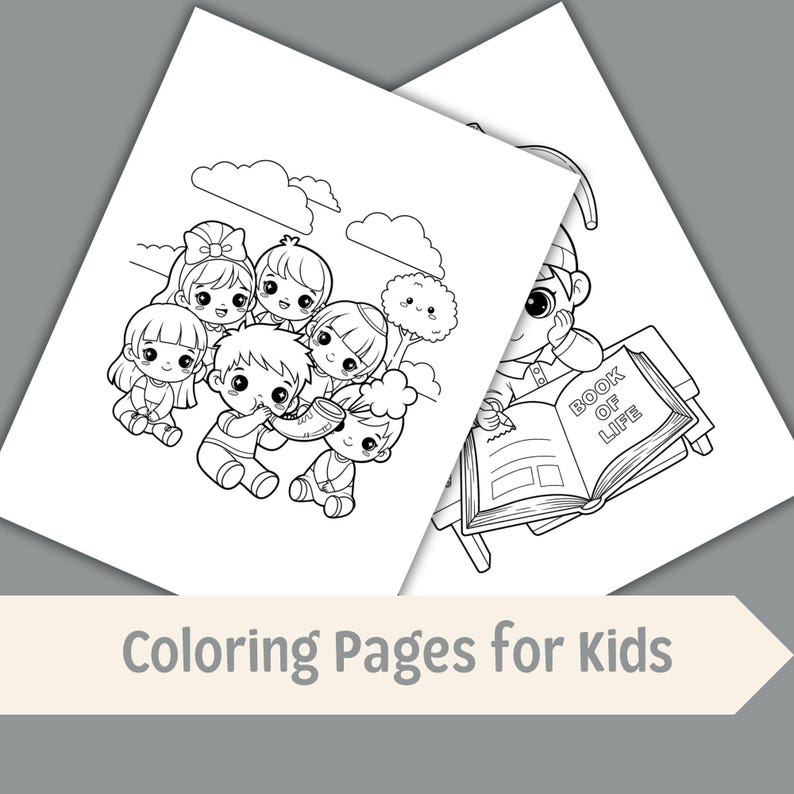Yom Kippur Coloring Book | Jewish Holiday Kids Activity | 20 Pages ...
