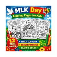 MLK DAY Color by Number- Martin Luther King Jr. Day Activity - 6 ...