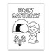 Holy Saturday Coloring Pages for Kids - Etsy