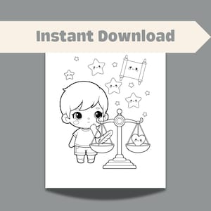 Yom Kippur Coloring Book | Jewish Holiday Kids Activity | 20 Pages ...