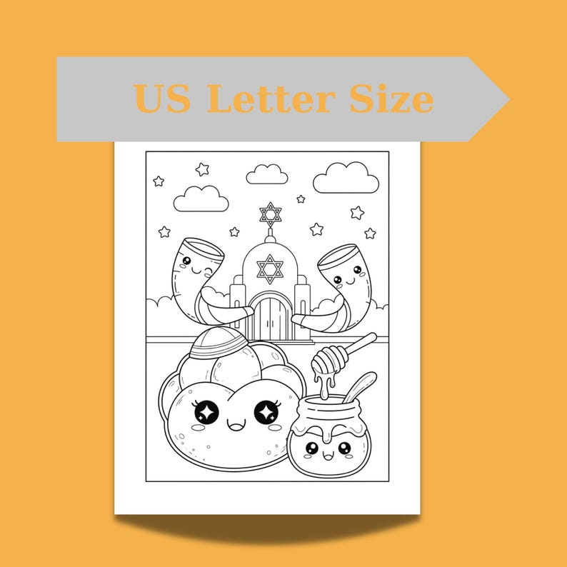 Yom Kippur Coloring Pages: Jewish Holiday Art, Reflection & Learning ...