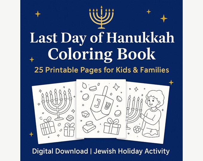 Hanukkah Coloring Pages | 15+ Printable Designs | Jewish Holiday ...