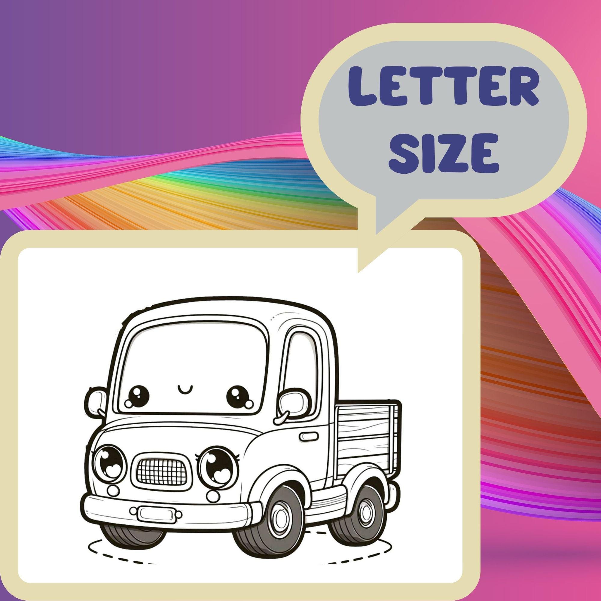 52 Cute Car Coloring Pages for Kids, Toddlers Preschoolers Kindergarten ...