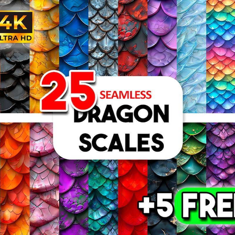 Dragon Scales Patterns Printable - Etsy