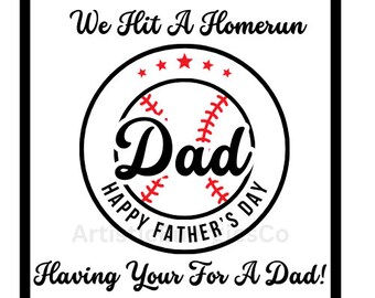 Birthday or Father's Day Card, You Are A Home Run Dad for Dad From ...