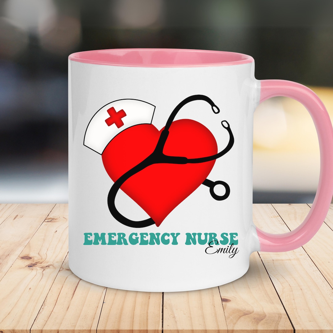 Emergency Nurse Coffee Mug, Nurse Appreciation Gift, Er Nurse Mug ...