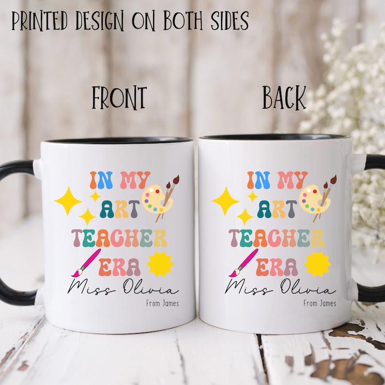 Art Teacher Gifts, Unique Art Teacher Mug, Creative Art Teacher Gifts ...