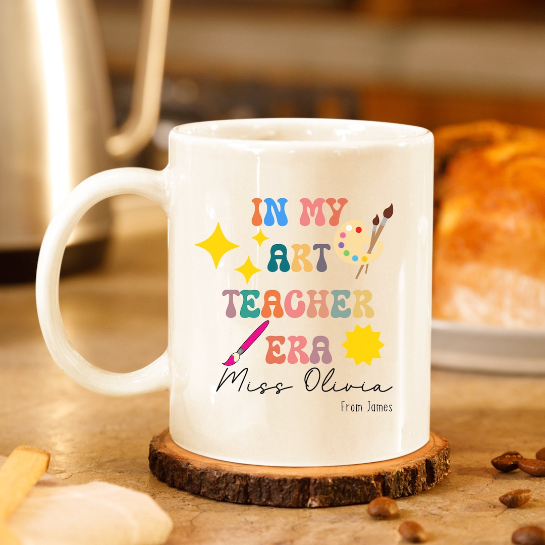 Art Teacher Gifts, Unique Art Teacher Mug, Creative Art Teacher Gifts ...