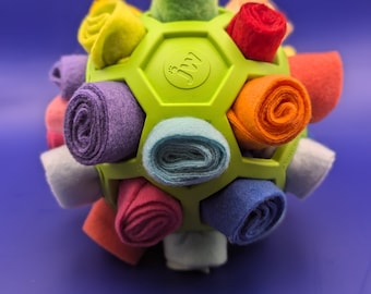 Snuffle Ball, Treat Dispenser, Treat Ball, Canine Enrichment, Keep Dogs ...