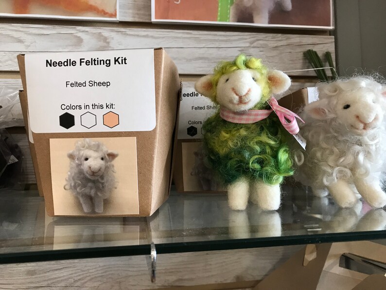 Sheep Needle Felting Kit | Etsy