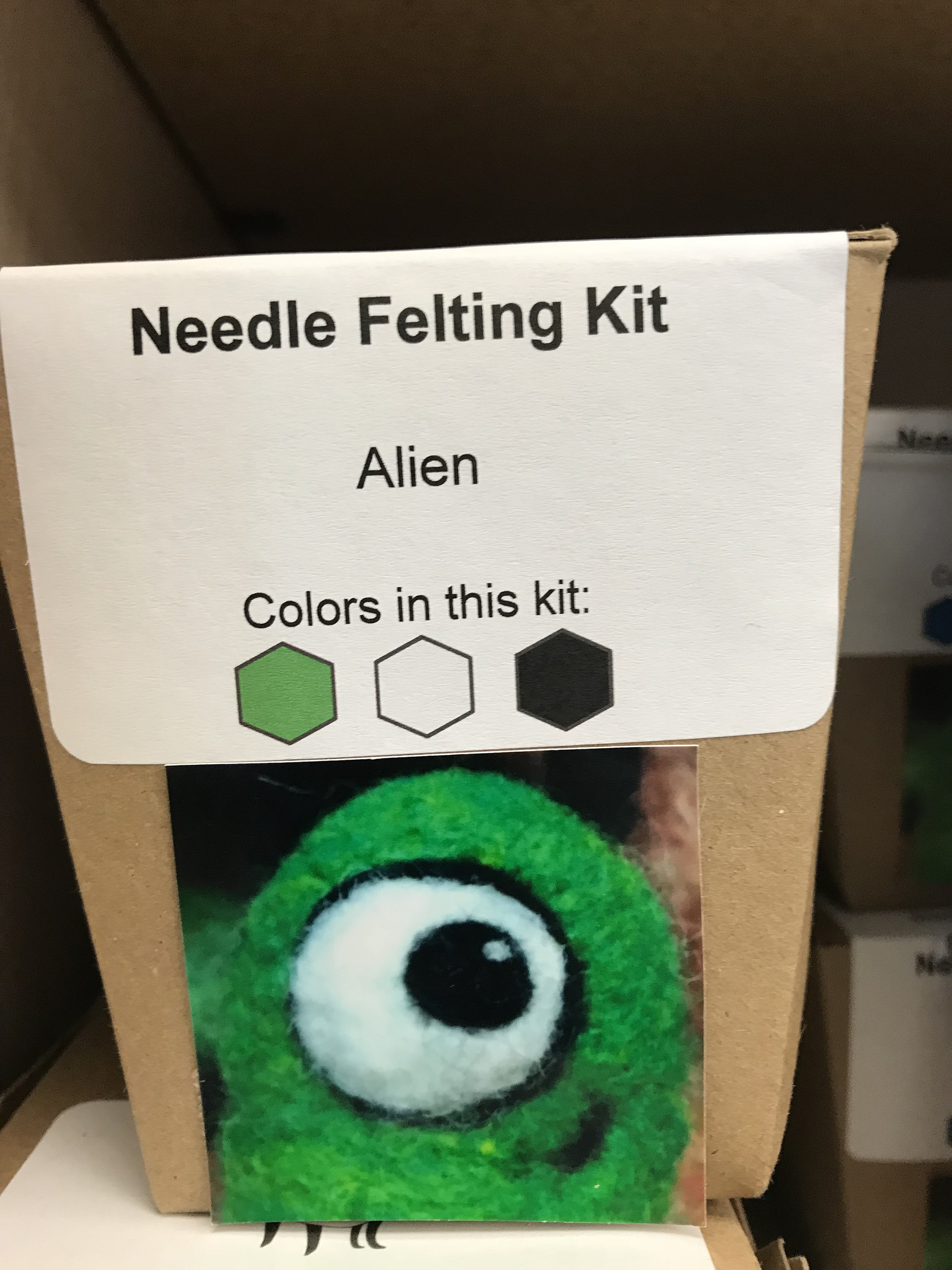 Alien Needle Felting Kit - Etsy