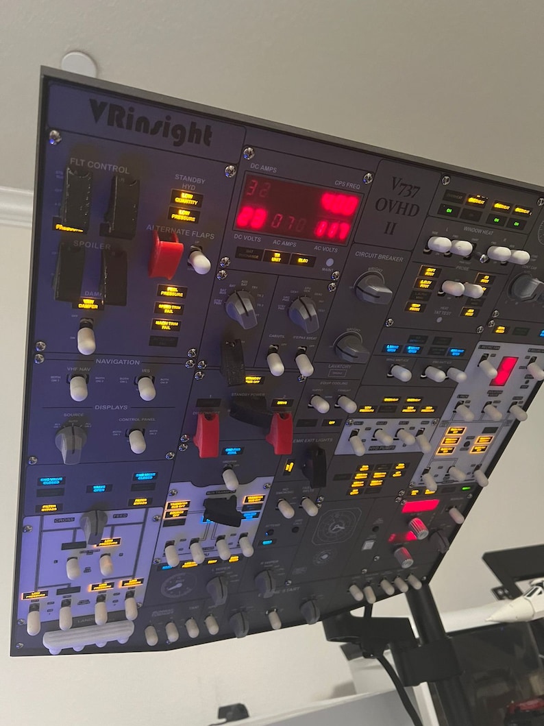 Guard Covers and Light Bar for Vrinsight 737 Overhead - Etsy