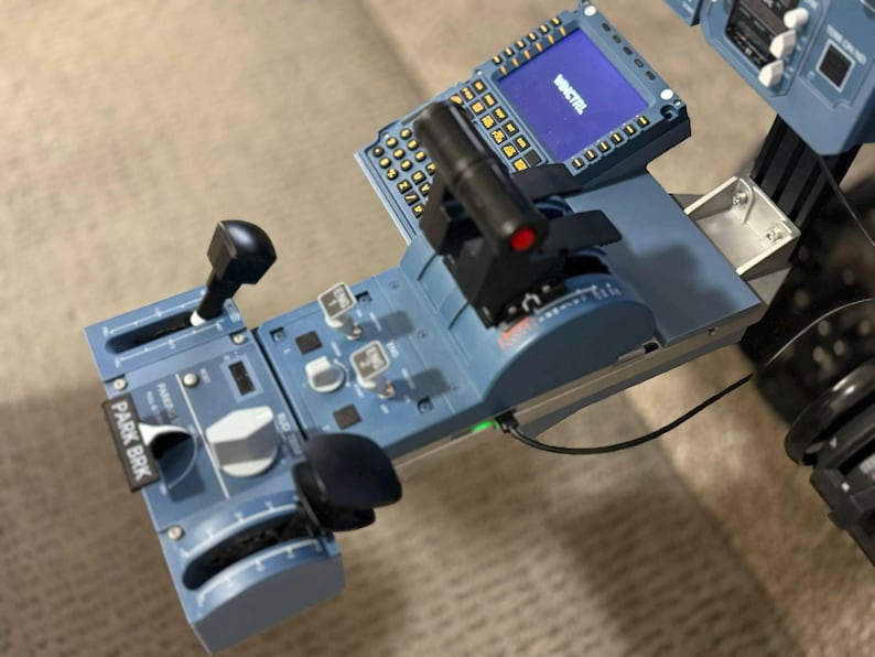 3D Printed CDU PFP Mount + ECAM for Winctrl Winwing Throttle Desk ...