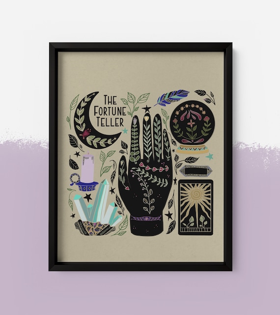 The Fortune Teller Art Print | Etsy