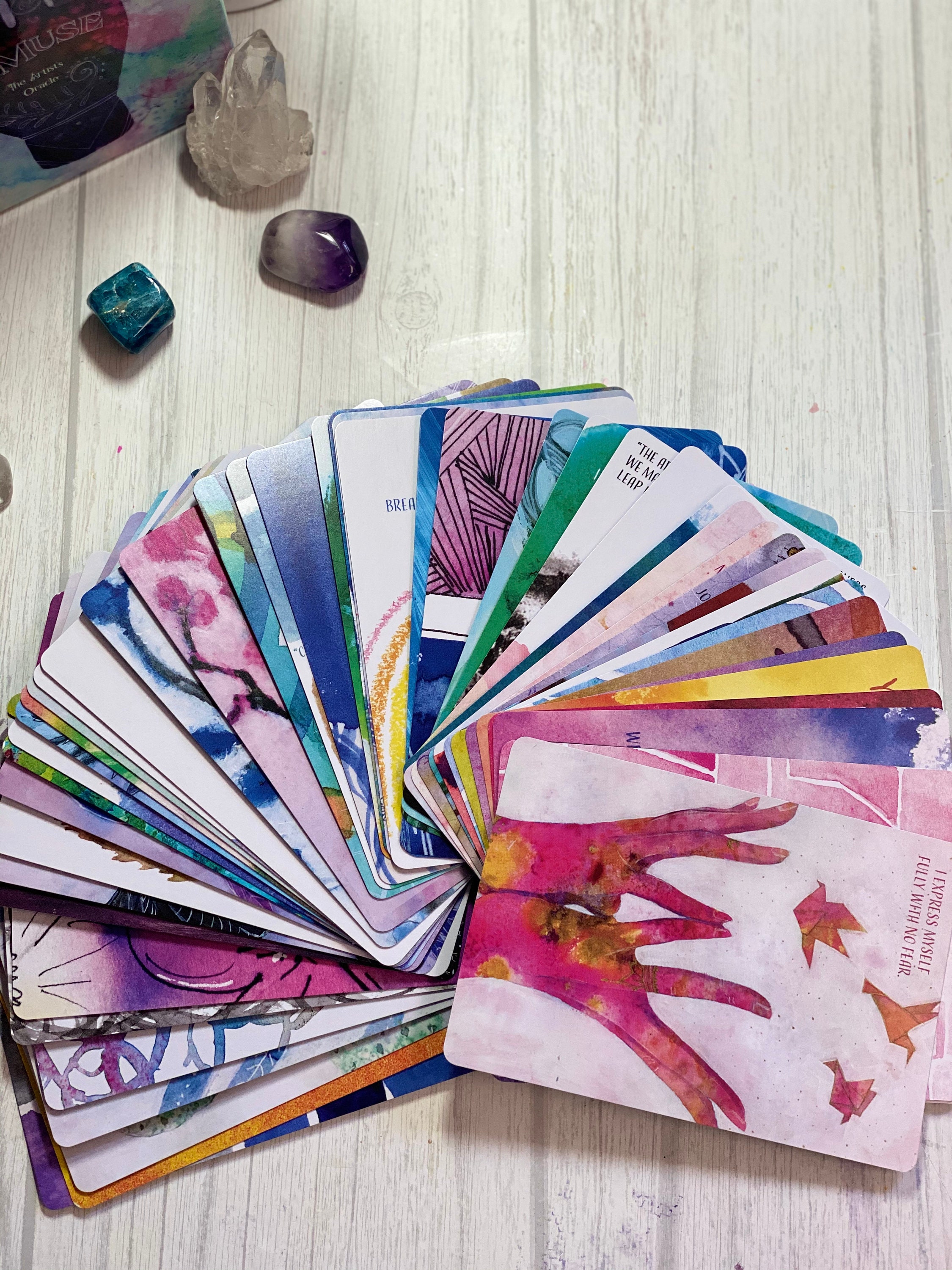 Muse The Artist's Oracle / Affirmation Cards / Art | Etsy