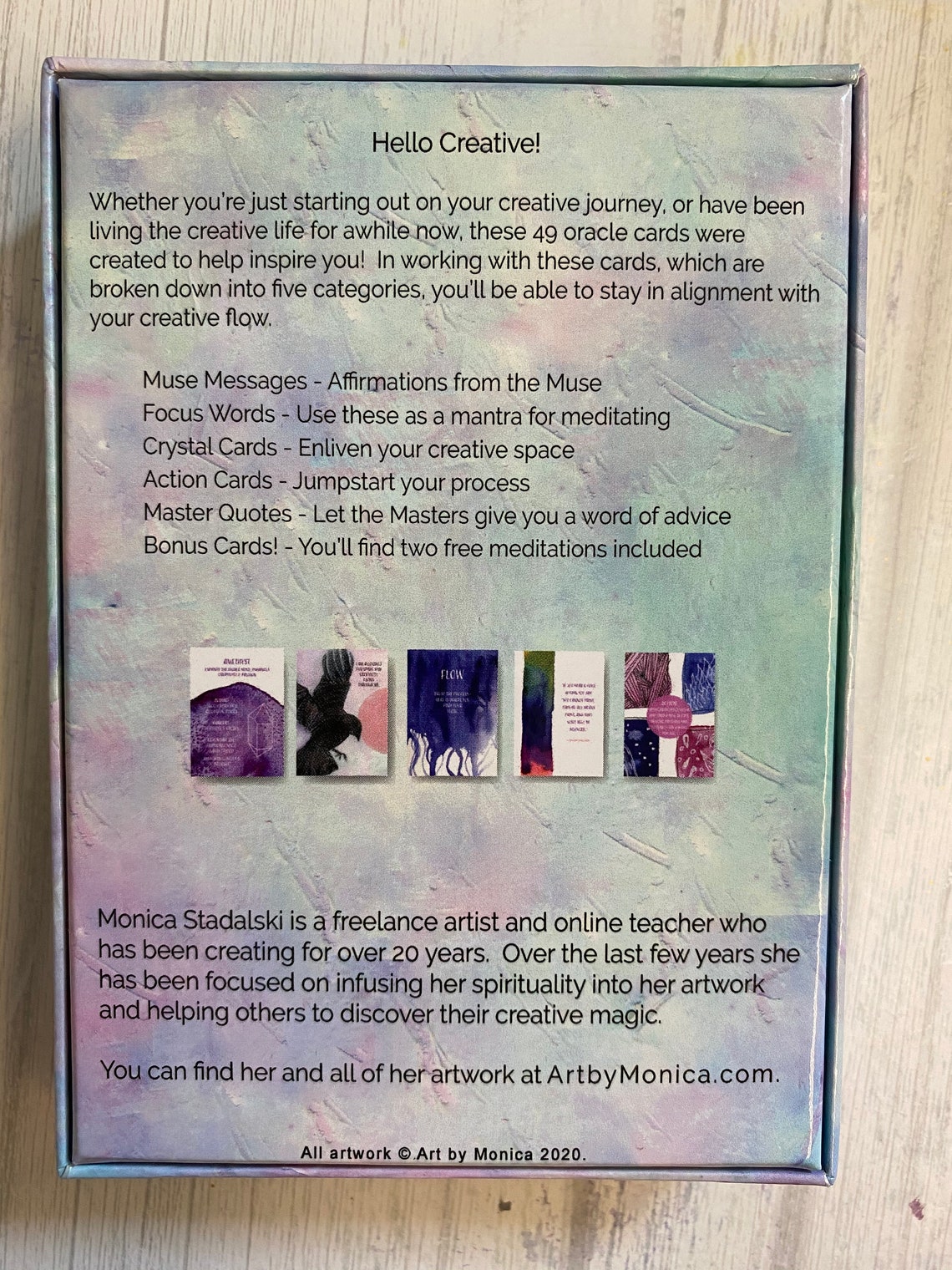 Muse The Artist's Oracle / Affirmation Cards / Art | Etsy