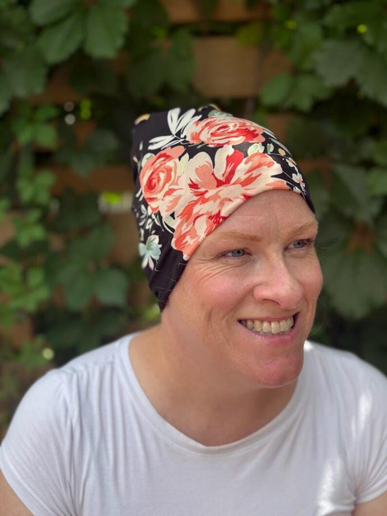Chemo Soft Cap for Hair Loss Hat, Chemotherapy Head Wear, Head Covers ...