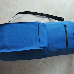Extra Large Yoga Bag, Royal Blue Yoga Mat Bag, Unisex Yoga Mat Carrier ...