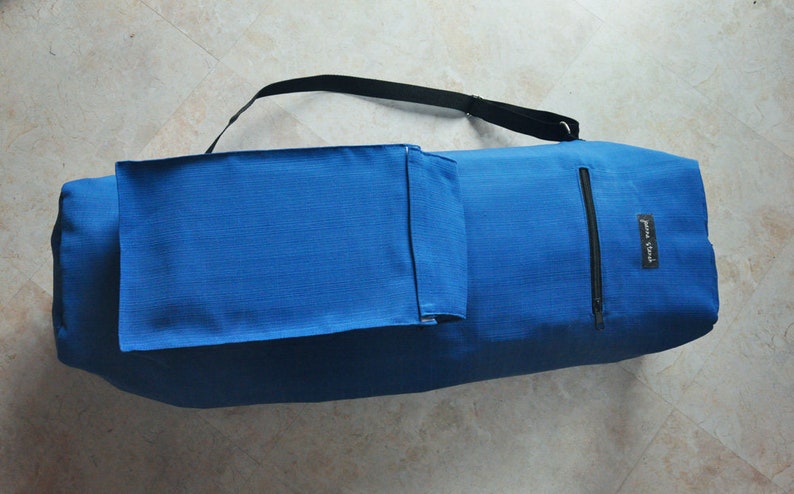 Extra Large Yoga Bag, Royal Blue Yoga Mat Bag, Unisex Yoga Mat Carrier ...