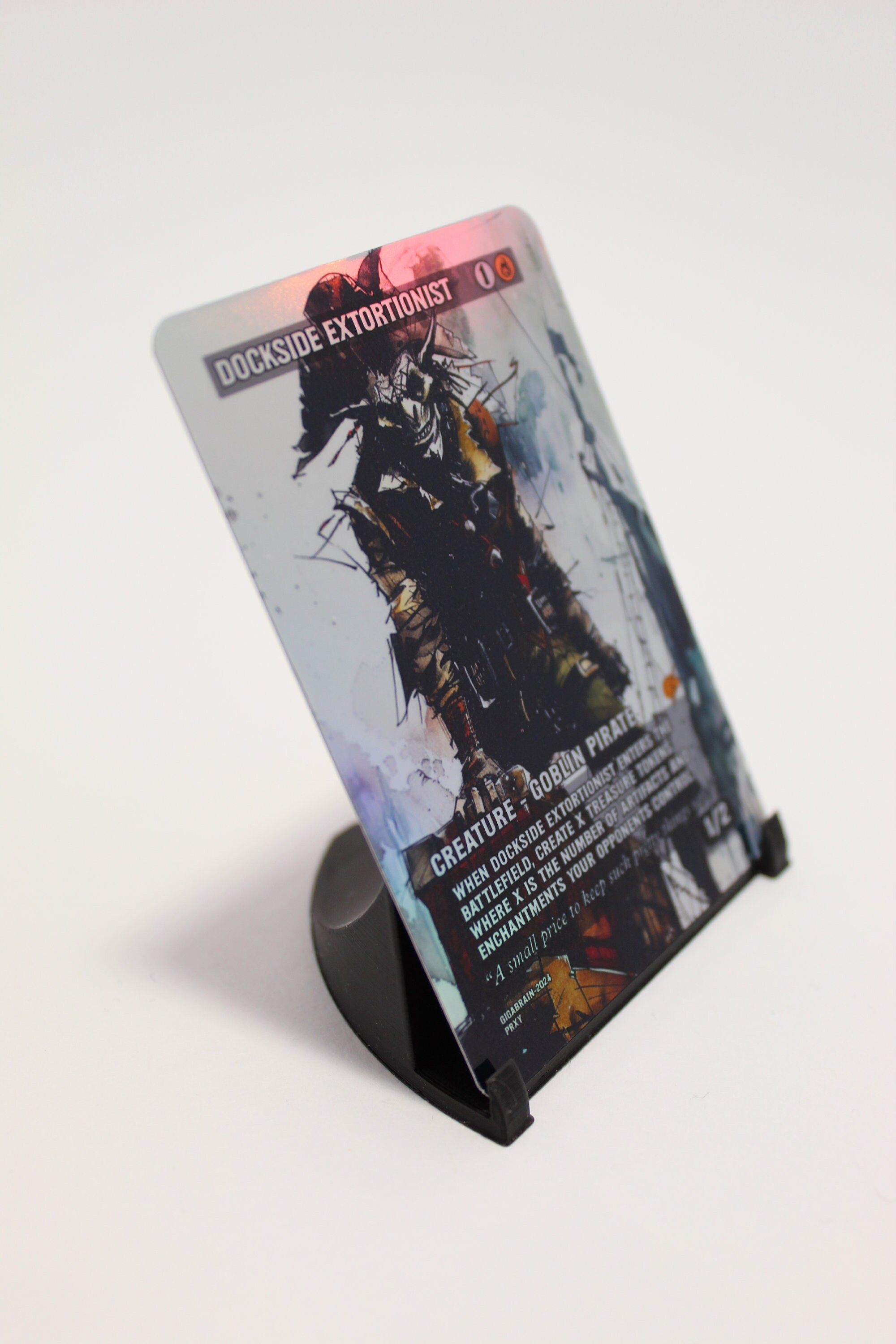 Dockside Extortionist FOIL Handmade Custom Altered Full Art Sticker ...