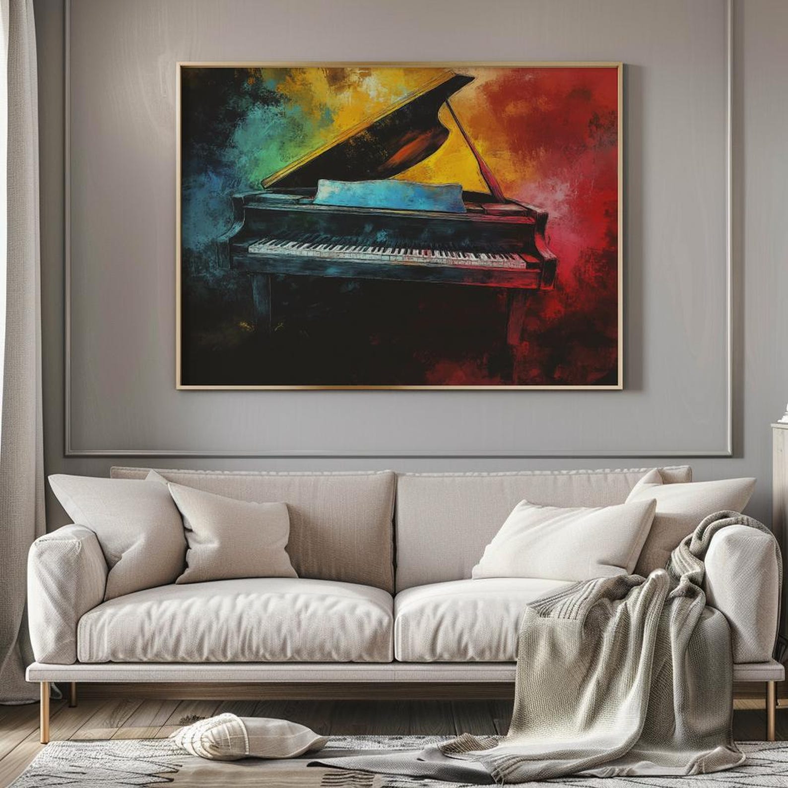 Colourful Piano Images Piano Artwork Styles Emotive Piano Pictures ...