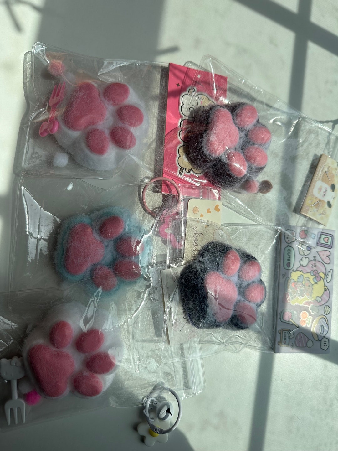 Flocked Cat Paw Taba Squishy randomly Selected - Etsy