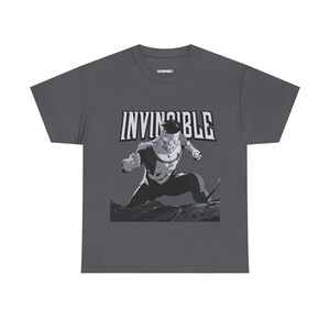 Invincible Graphic T-shirt, Back and Front Print, Superhero Fans ...