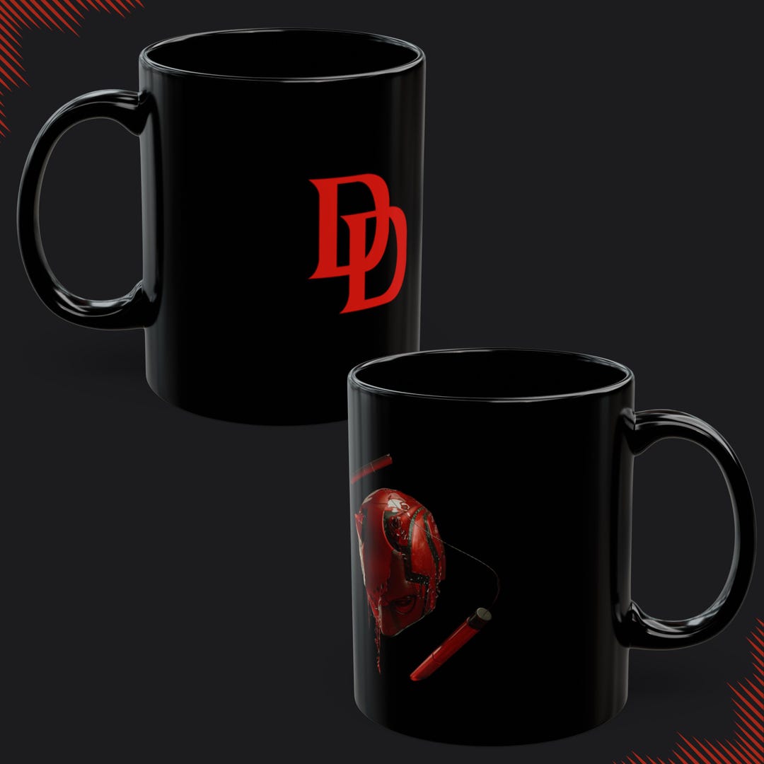 Daredevil Mug: Double Design Superhero Fan Gift - Etsy UK