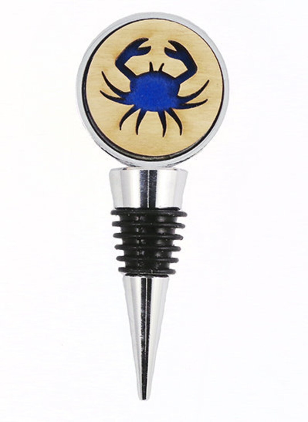 Crab Wine Stopper - Bottle Stoppers - Wine Bottle Stoppers With Plywood ...