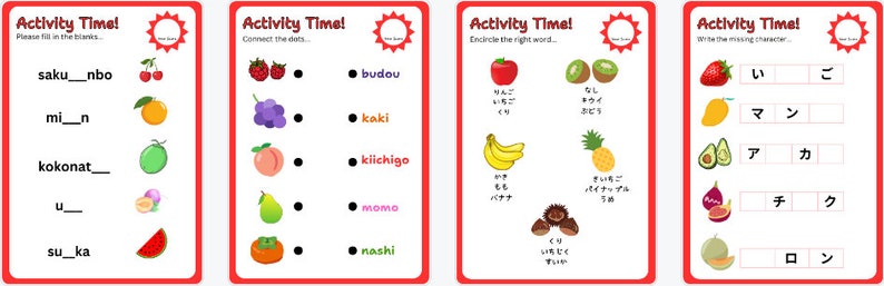 Basic English-japanese Book Bundle for Children (PDF Files) - Etsy