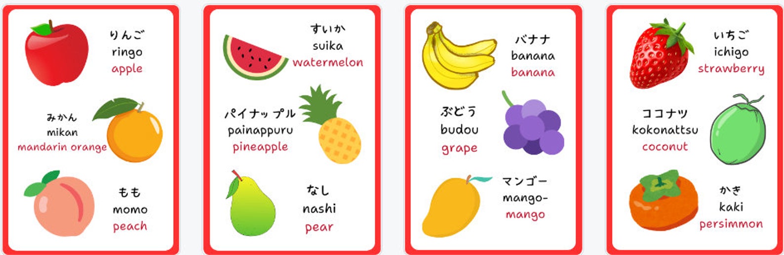 Basic English-japanese Book Bundle for Children (PDF Files) - Etsy