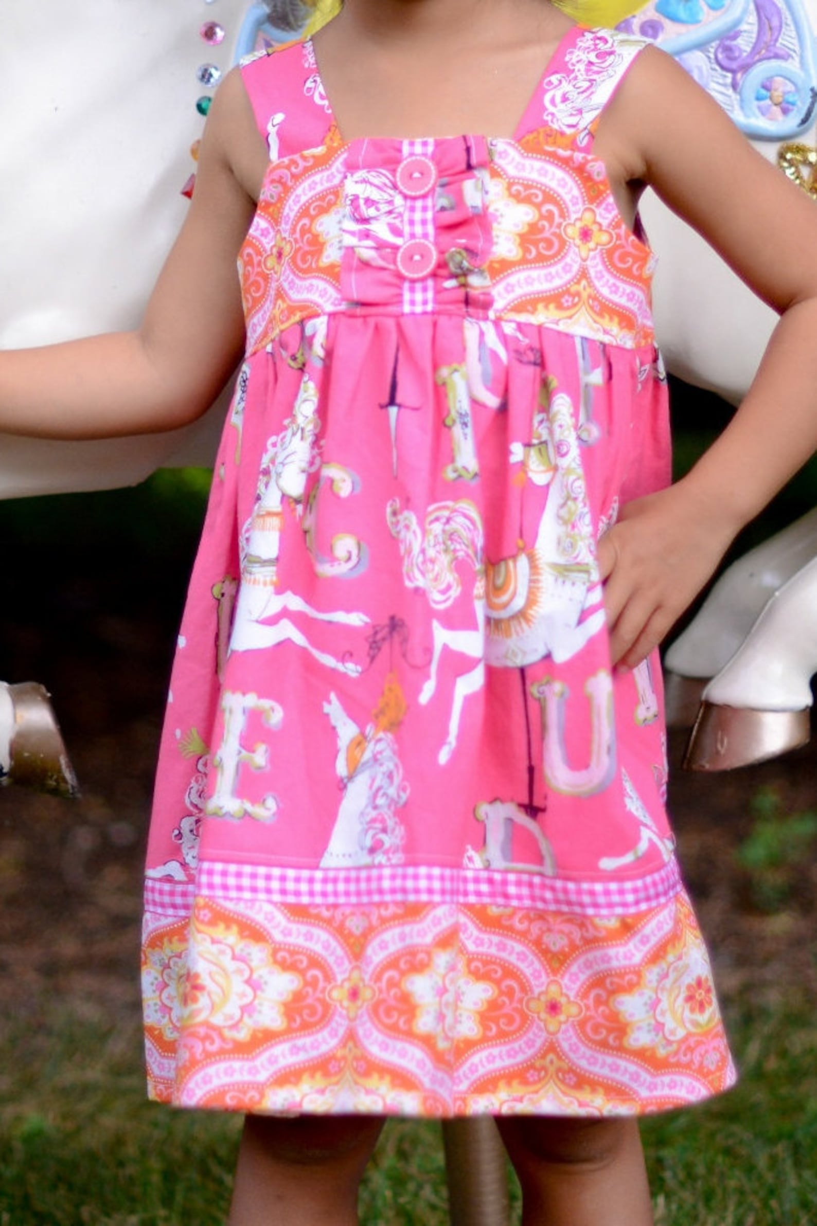 Carousel Dress for Girls Size 1T to 8 - Etsy