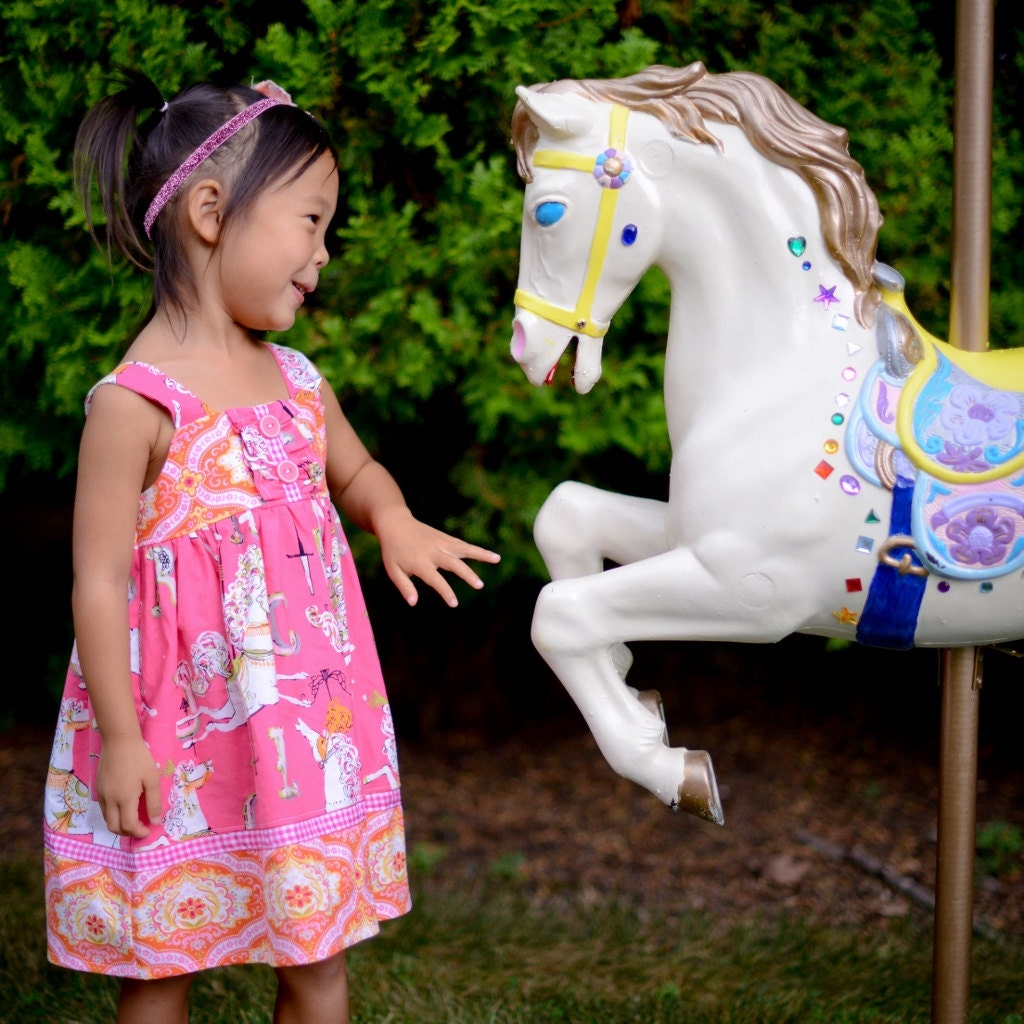 Carousel Dress for Girls Size 1T to 8 - Etsy