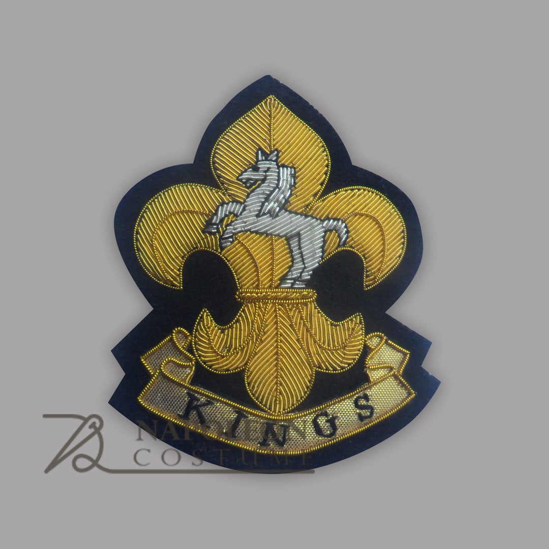 The Kings Regiment Blazer Badge - Etsy