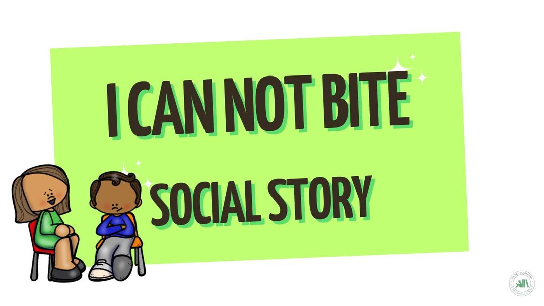 Social Story: "i Cannot Bite" Biting Social Story - Etsy