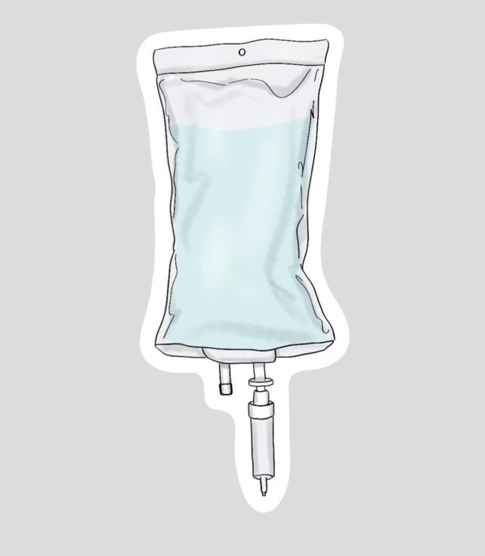 IV Fluid Sticker for Nursesiv Bolus Decalnormal Saline ...