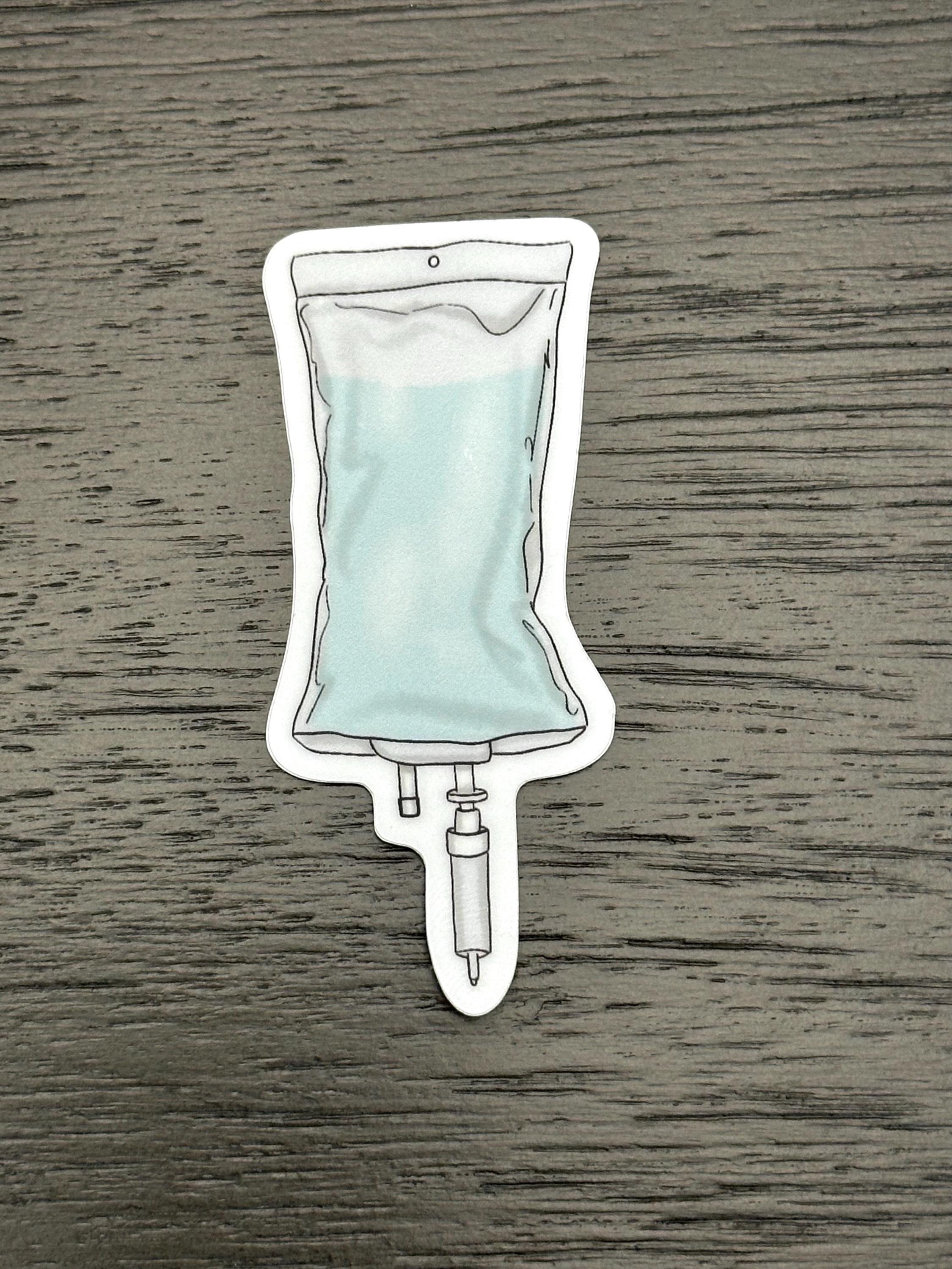 IV Fluid Sticker for Nursesiv Bolus Decalnormal Saline ...