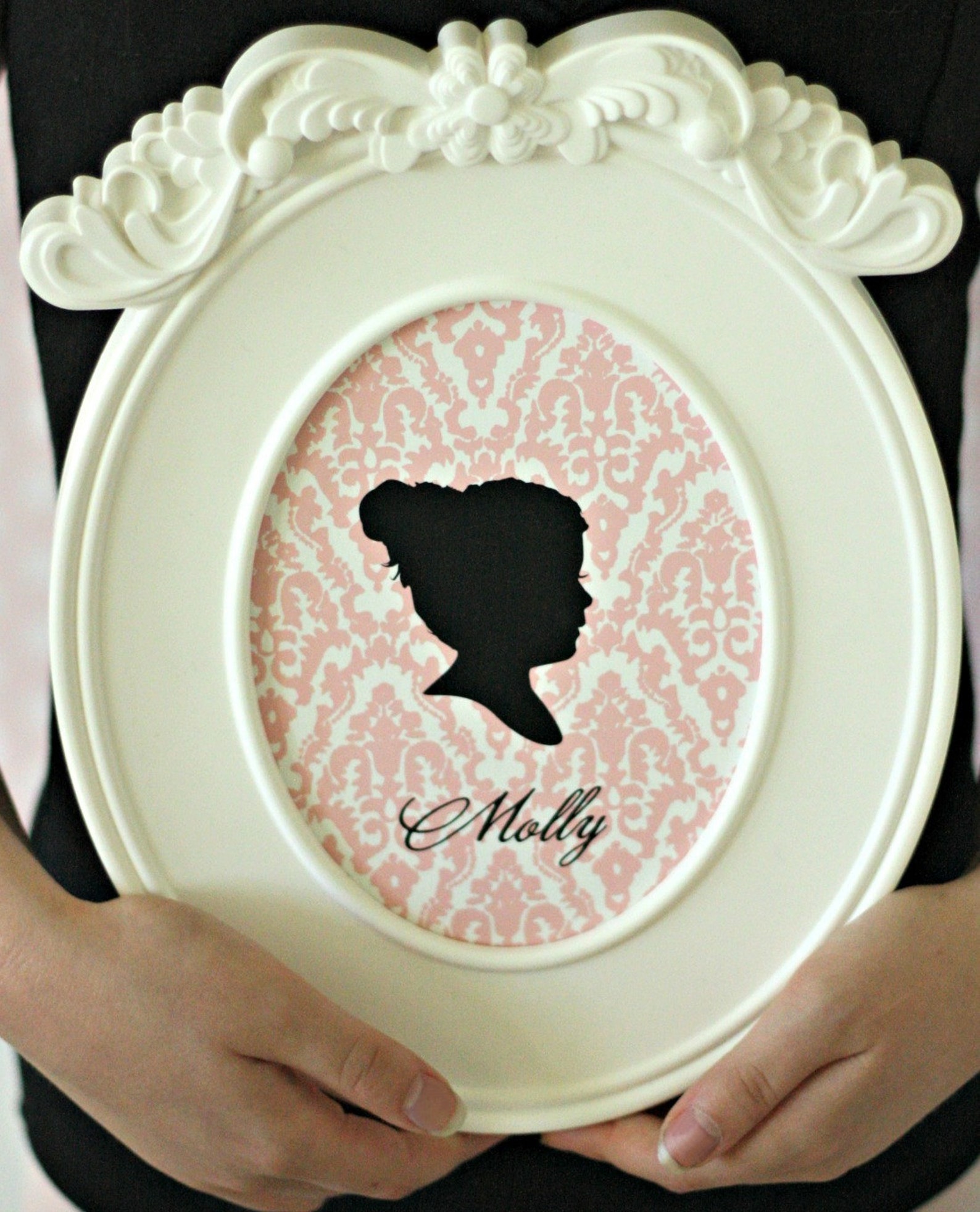 Custom Silhouette Portrait - Personalized Silhouette Print - by Simply ...