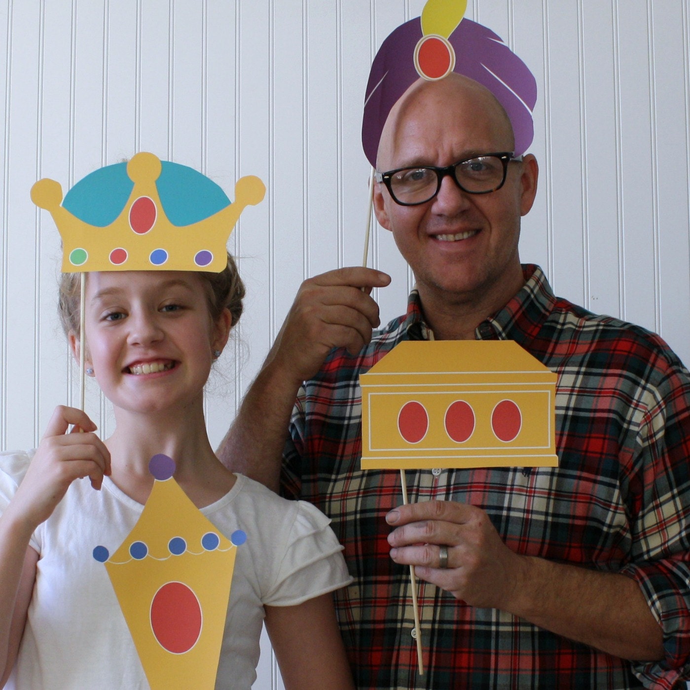 Christmas / Nativity / Three Kings Day Photo Booth Props DIY Printable ...