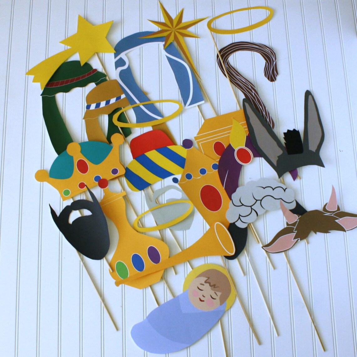 Christmas / Nativity / Three Kings Day Photo Booth Props DIY - Etsy