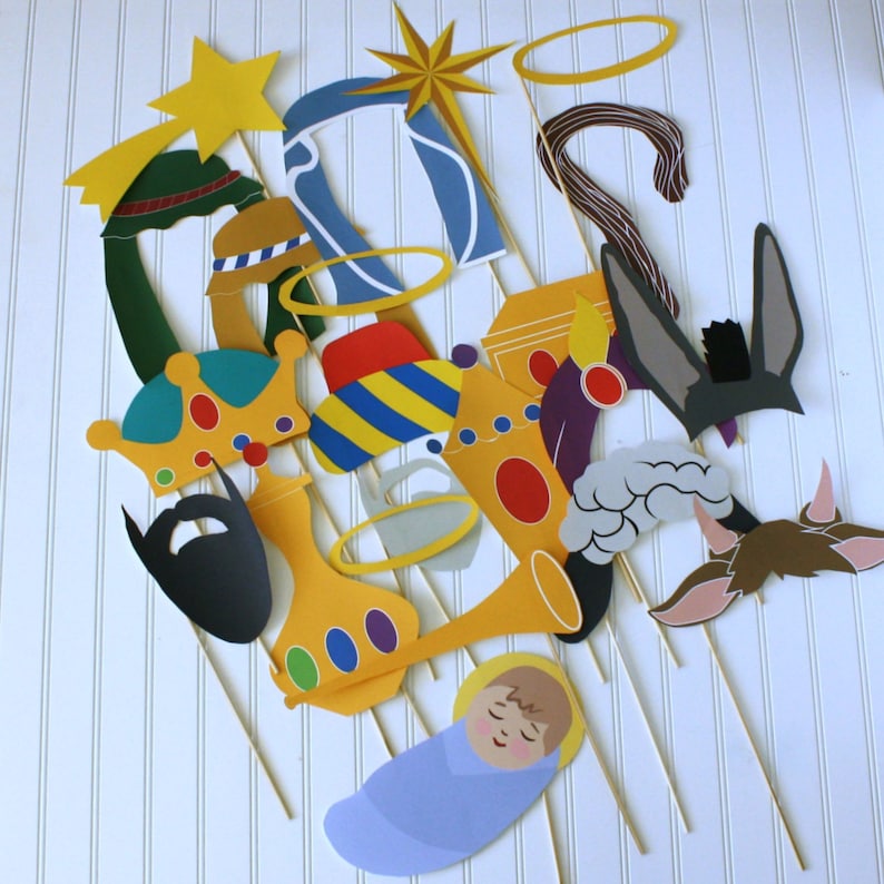 Christmas / Nativity / Three Kings Day Photo Booth Props DIY - Etsy