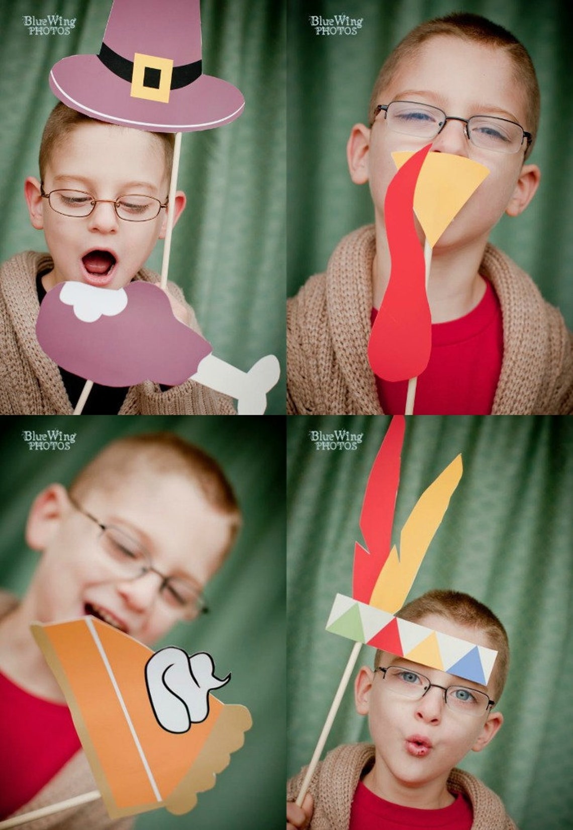 Thanksgiving PHOTOBOOTH PROPS Printable 11 Pcs. Diy - Etsy