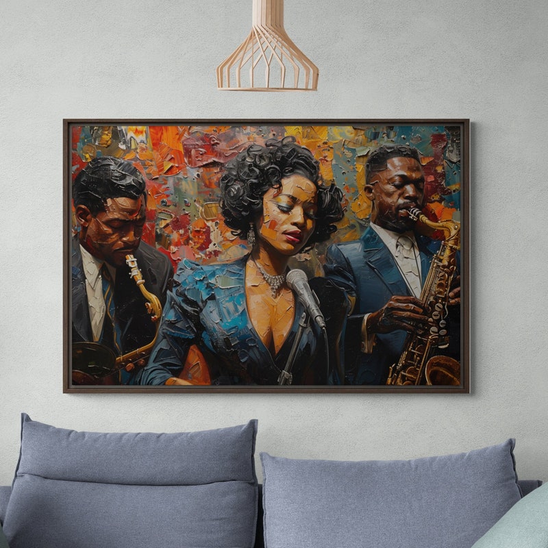 Black Jazz Art - Etsy