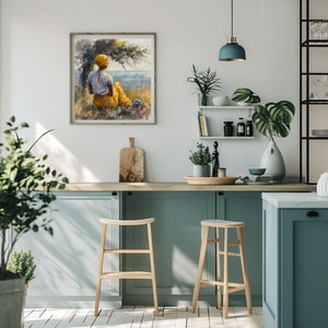 Gullah Geechee Art, Black Women Under Tree, Lowcountry Art Water Color ...