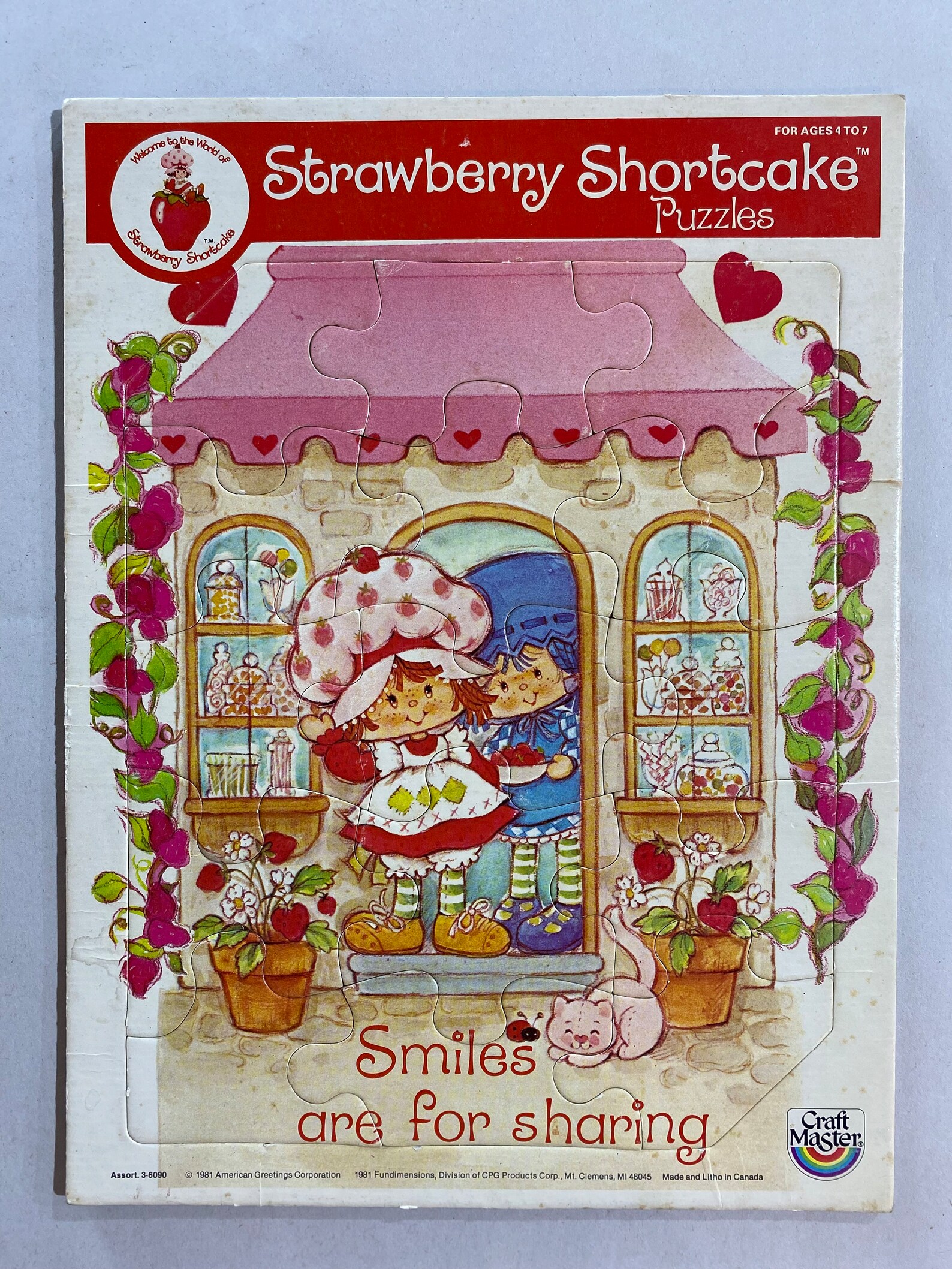 Vintage 1981 Strawberry Shortcake Puzzle-lot of 2 - Etsy