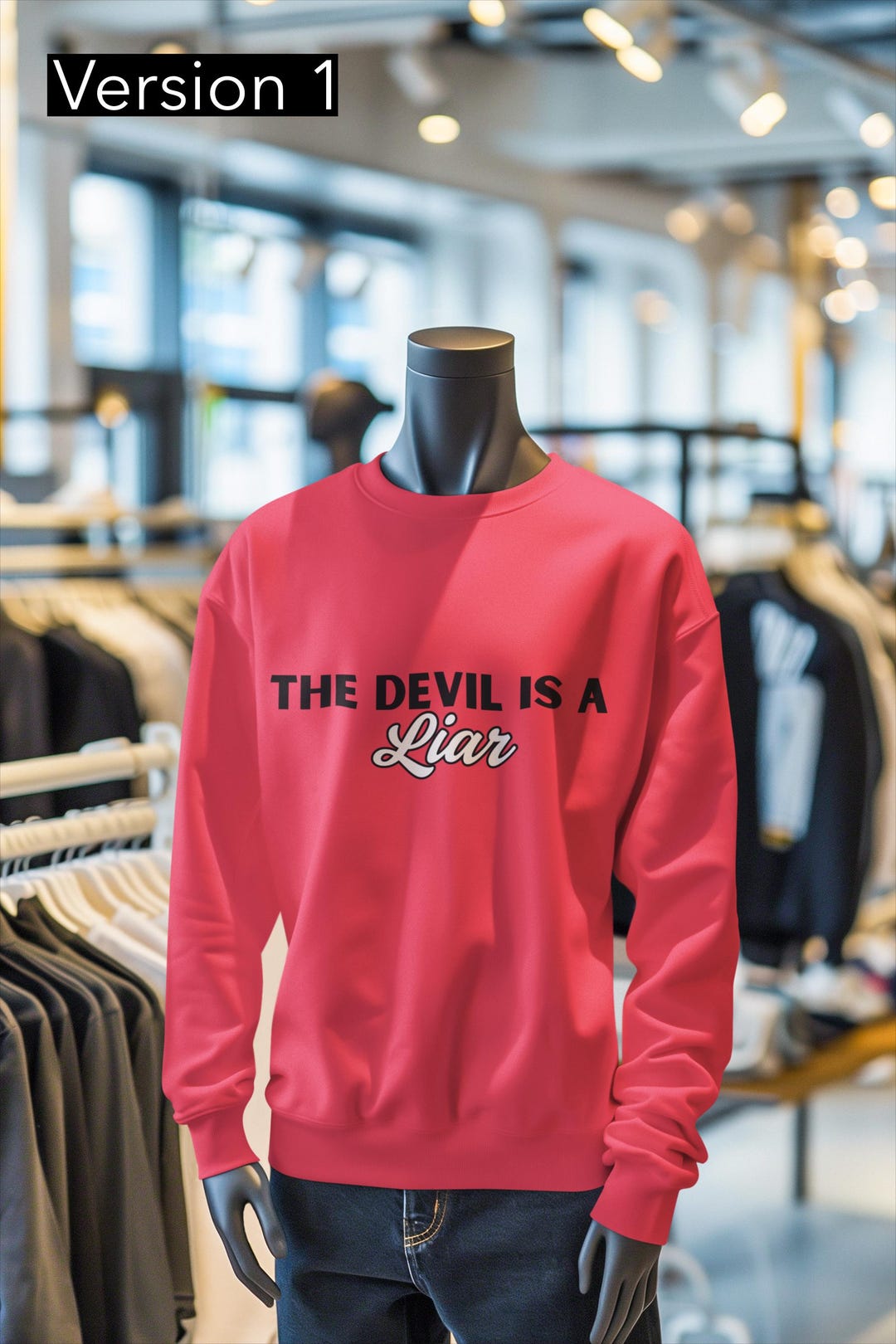 The Devil is A Liar Digital Download. Shirt Template Design. Religious ...