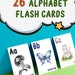 ABC Flashcards | Watercolor Alphabet | Learning Resource | Preschool ...