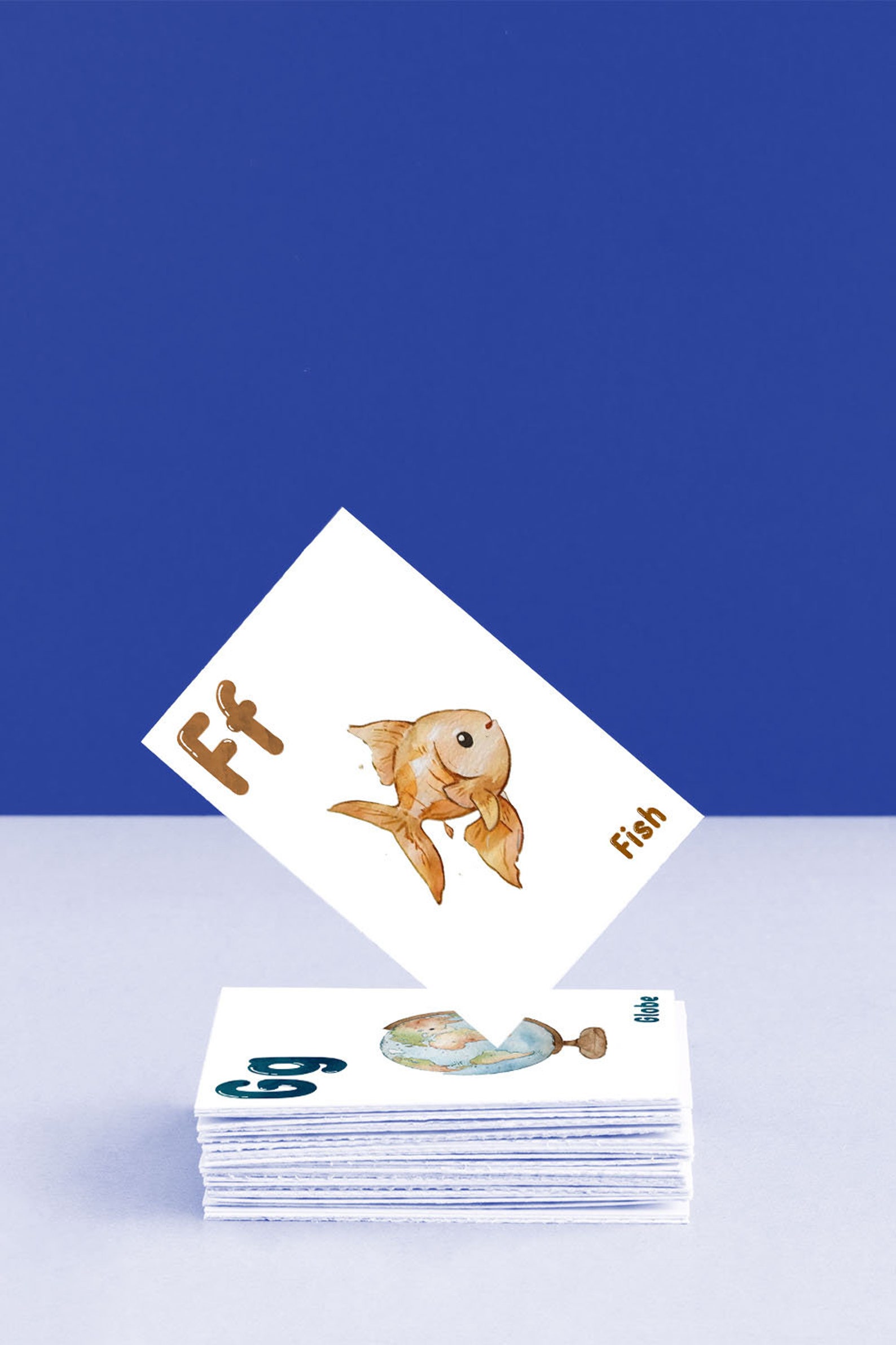 ABC Flashcards | Watercolor Alphabet | Learning Resource | Preschool ...