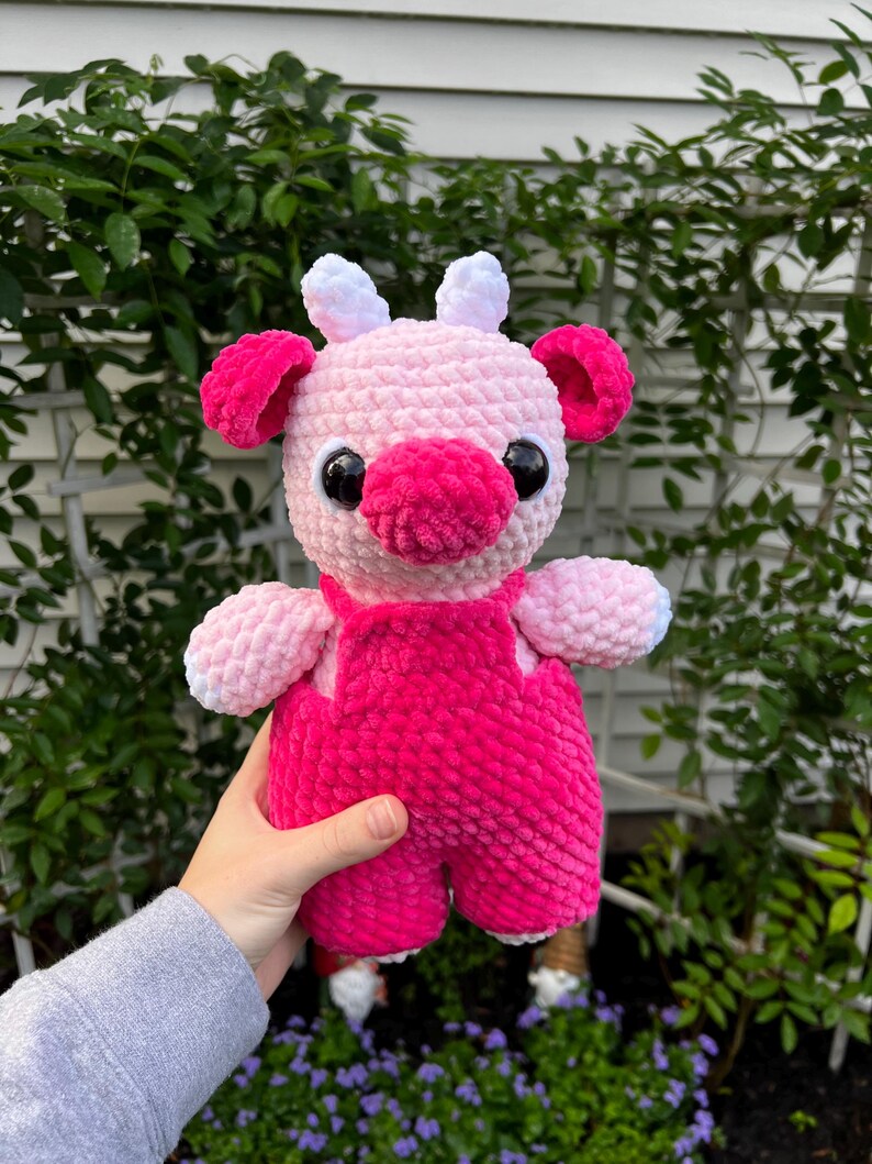 Cow in Overalls - Etsy