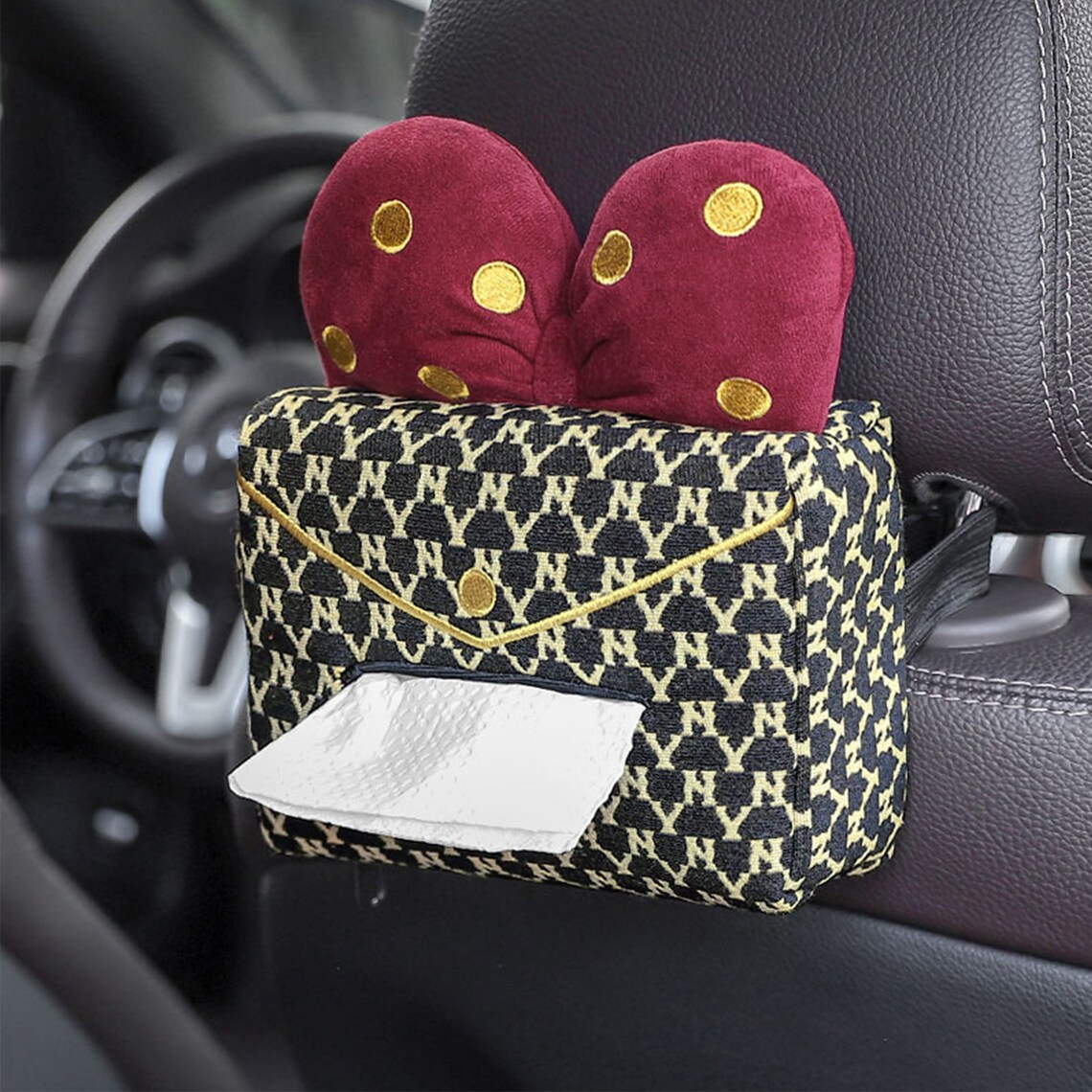 Car Paper Towel Holder, Decorative Auto Tissue Box - Etsy